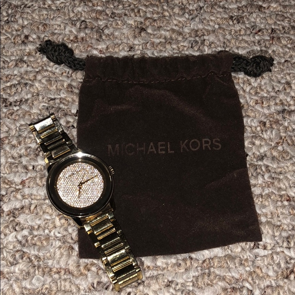 Michael Kors Gold Pave Watch - Gem